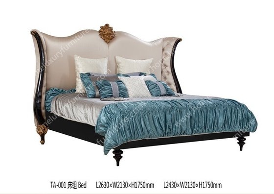 2015 new design swing bed modern luxury princess wood bed design for bedroom