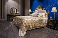 kingbed Furniture for bedroom modern royal luxury master wooden bed TA-028