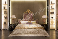 2015 new design embroidery classic luxury silk bed design for bedroom TA-002