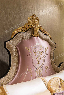 2015 new design embroidery classic luxury silk bed design for bedroom TA-002