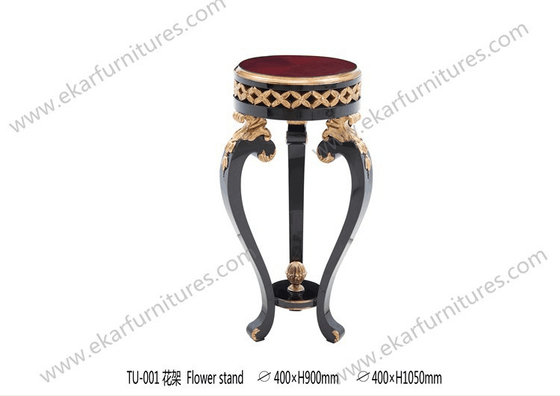 Luxury Furniture Antique European Style Wood Flower Stand TU-001