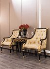 Countryside French Furniture Living Room Furniture- Luxury Gold Modern Longue Chair Contem