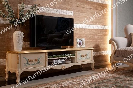 TV Stands Wooden Furniture marble tv stand living room furniture China Supplier FTV-103