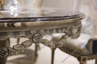 Antique marble luxury round dining tables FT-133