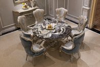 Antique marble luxury round dining tables FT-133