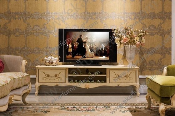 Home Furniture Western-Style Modern Tv Stand Modern Recycle Wood Tv Stand