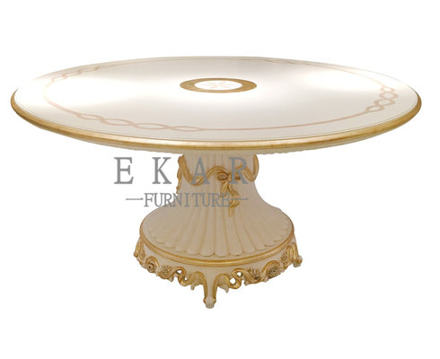 Antique luxury round dining tables FT-188