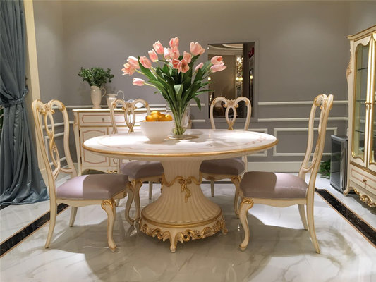 Antique luxury round dining tables FT-188