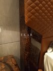 Upholstered Kingsize Modern Leather Bed W006B10