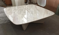 Modern Square Design Marble Coffee Table W001H1