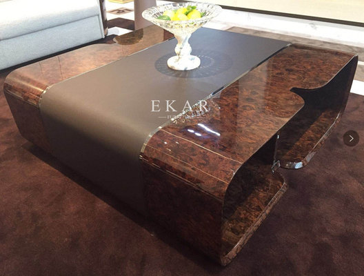 Contemporary Large Square Coffee Table W021H1