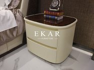 Hot sale faux leather bedside table W001B11