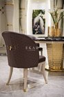 European Upholstered Wooden Leather Dining Chair W002D5