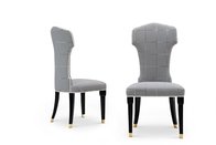 Upholstery Modern Wooden Fabric Dining Chair Furnitue W005D6
