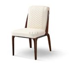 Leather Modern Style White Upholstered Dining Chair W006D6