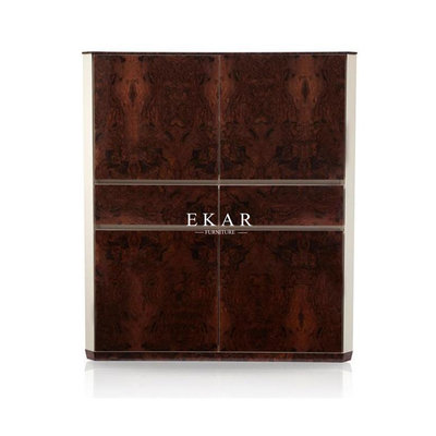 Modern Home Office Furniture High Gloss Veneer Bookcase Wooden