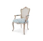 Ash Wood Classic Elegant Design Upholstered Fabric Dining Chair