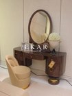 Royal Spanish Round Makeup Dressing Table Antique Mirror