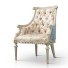 Royalty Leisure Chair High End Luxury Birch Wood Wooden Hall Chair Set