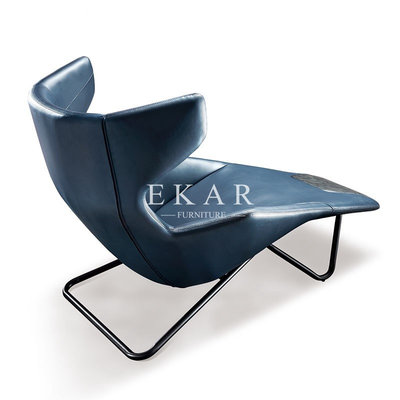 Green Velvet Fabric or Leather Armrest Modern Design Leisure Chair